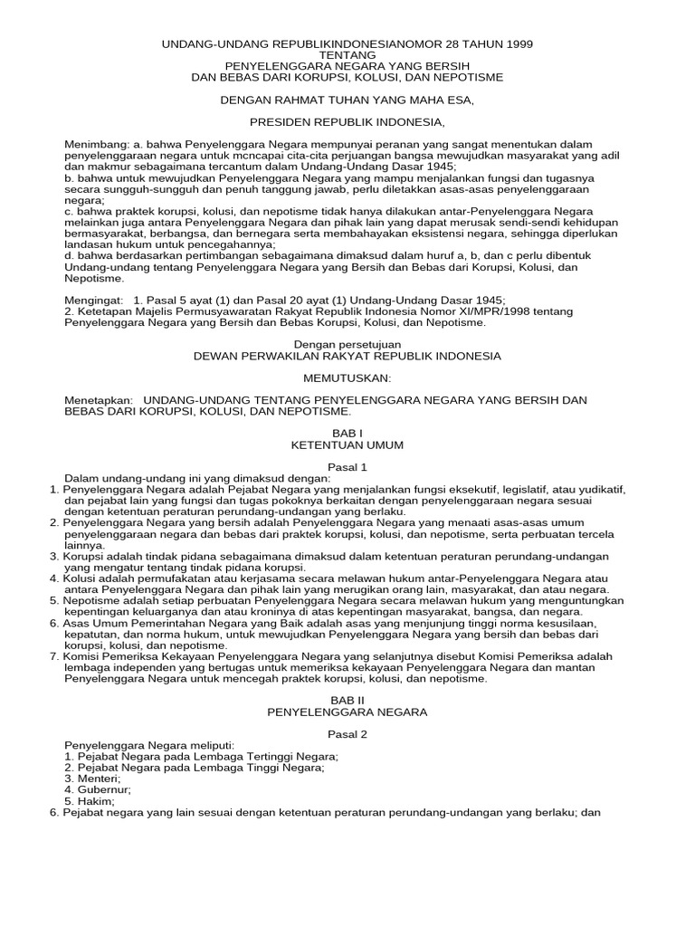 UU Good & Clean Governance | PDF