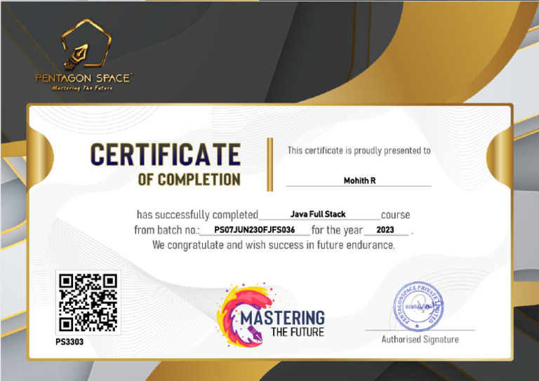 Java Full Stack-Mohith R | PDF