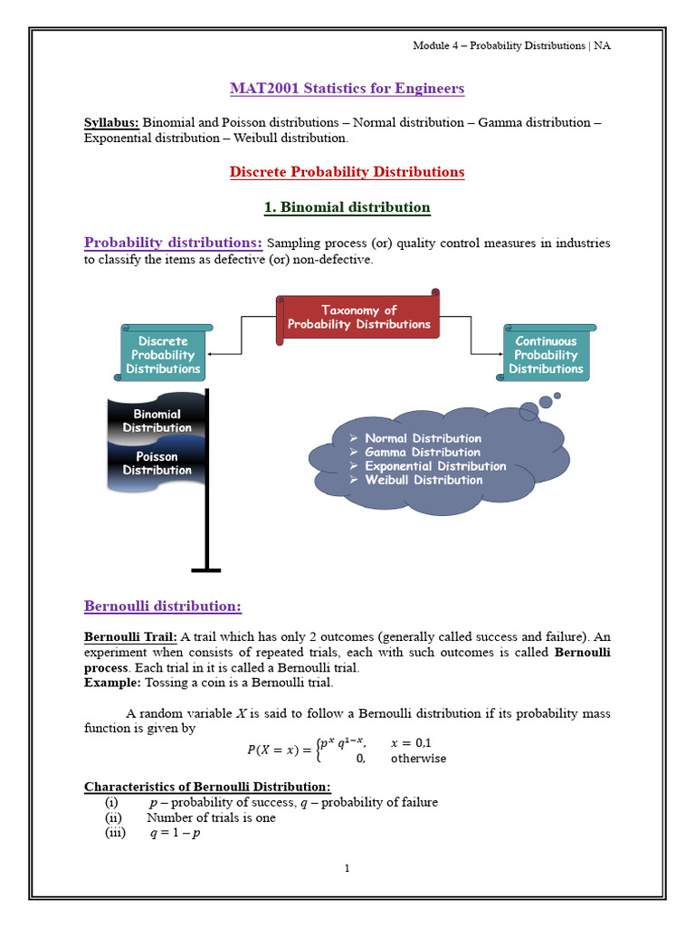 Binomial and Poisson Distributions Explained | PDF | Probability ...