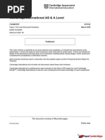 Cambridge International AS & A Level: Chemistry 9701/22 | PDF | Atomic ...