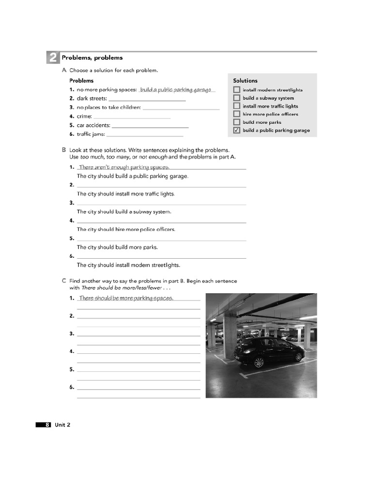 Worksheet Unit 2 Part 1 | PDF