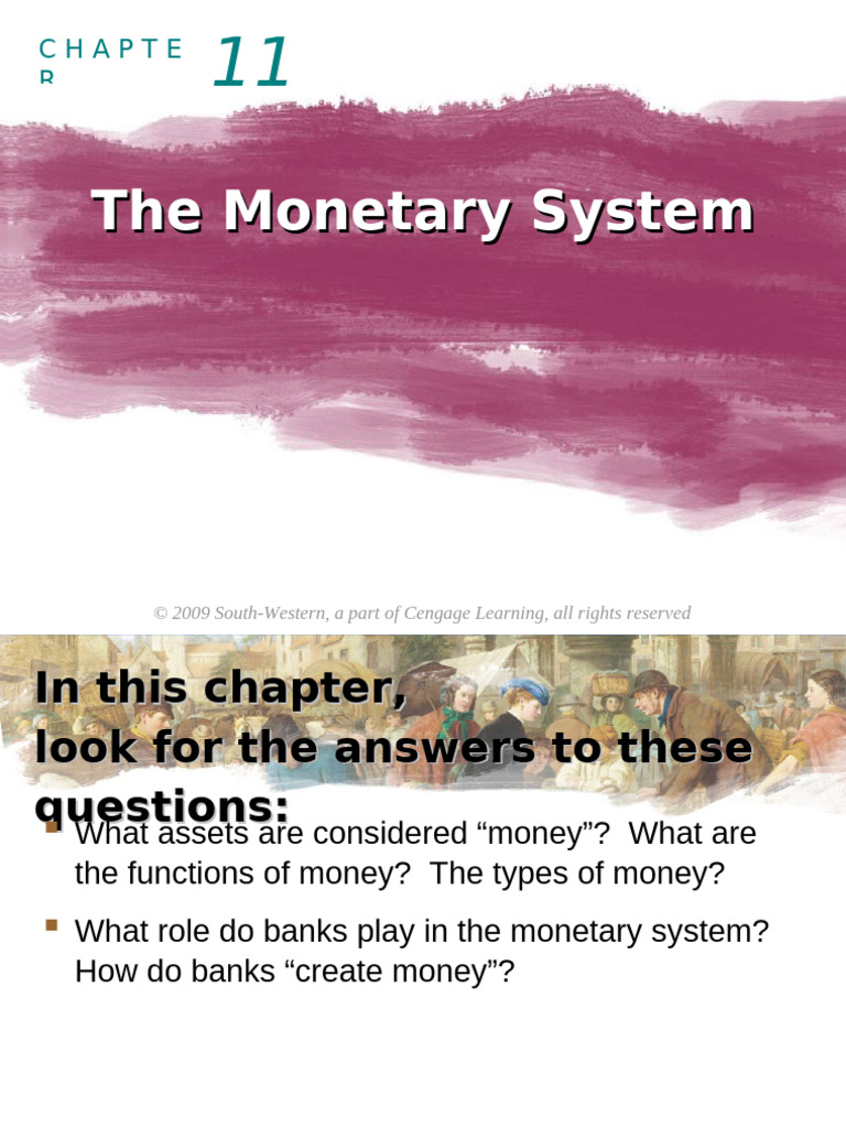 Chap 11 The Monetary System | PDF | Money Supply | Money