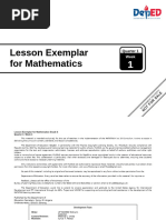 DLL Matatag Math 3 q1 w1 | PDF | Area | Rectangle