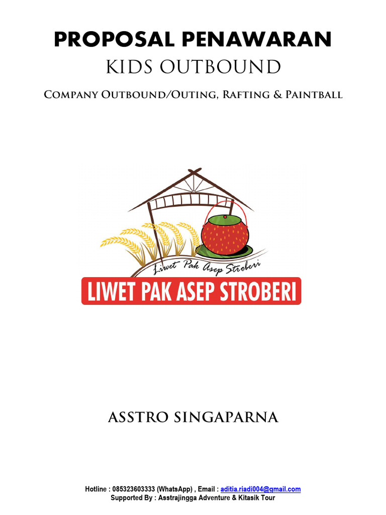 Proposal Penawaran Paket Kids Outbound | PDF