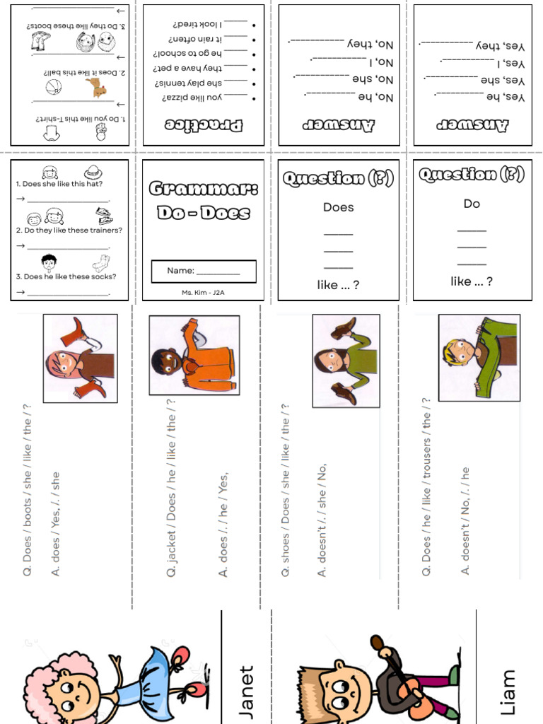 Unit 4 - Grammar DoDoes | PDF