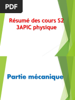 Résumé de physique 3AC Semestre 2 | PDF | Résistance (électricité) | Poids