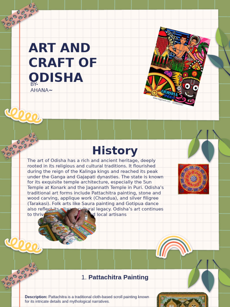 Traditional Art Forms of Odisha | PDF | Paintings | Decorative Arts