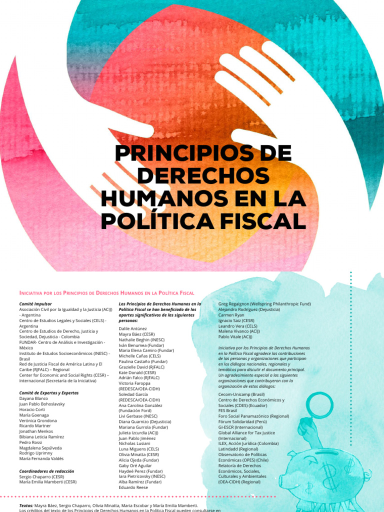 Derechos Humanos en Política Fiscal | PDF | Evasión de impuestos | La ...