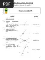 Grade 9 Worksheet | PDF | Triangle | Geometric Shapes