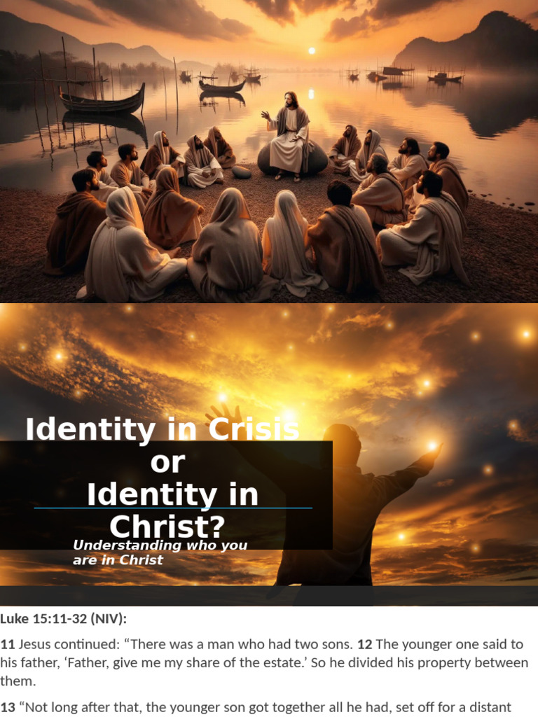 Identity in Crisis or Identity in Christ | PDF | Jesus | Religious ...