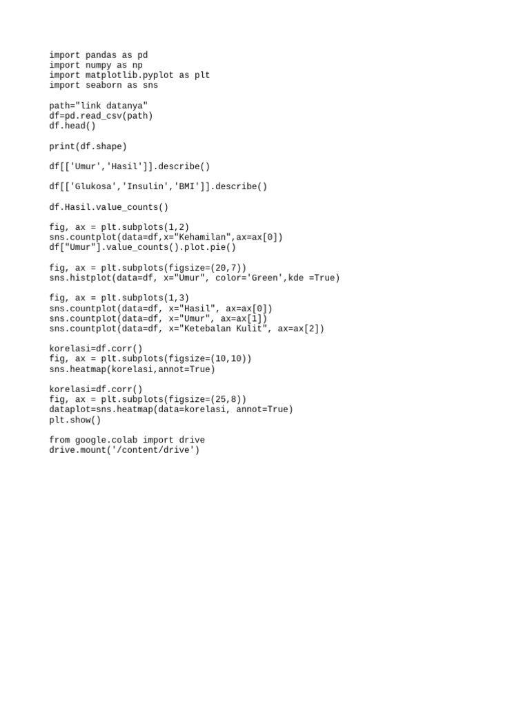 Kode Analisis Data | PDF