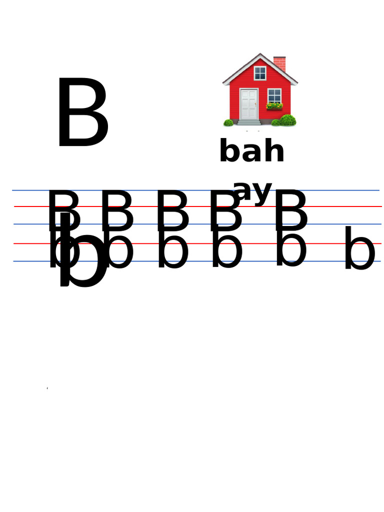 Trace Letter B | PDF
