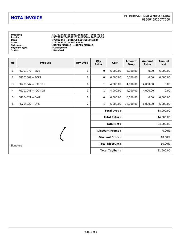 Invoice 507224426425061011411358 | PDF