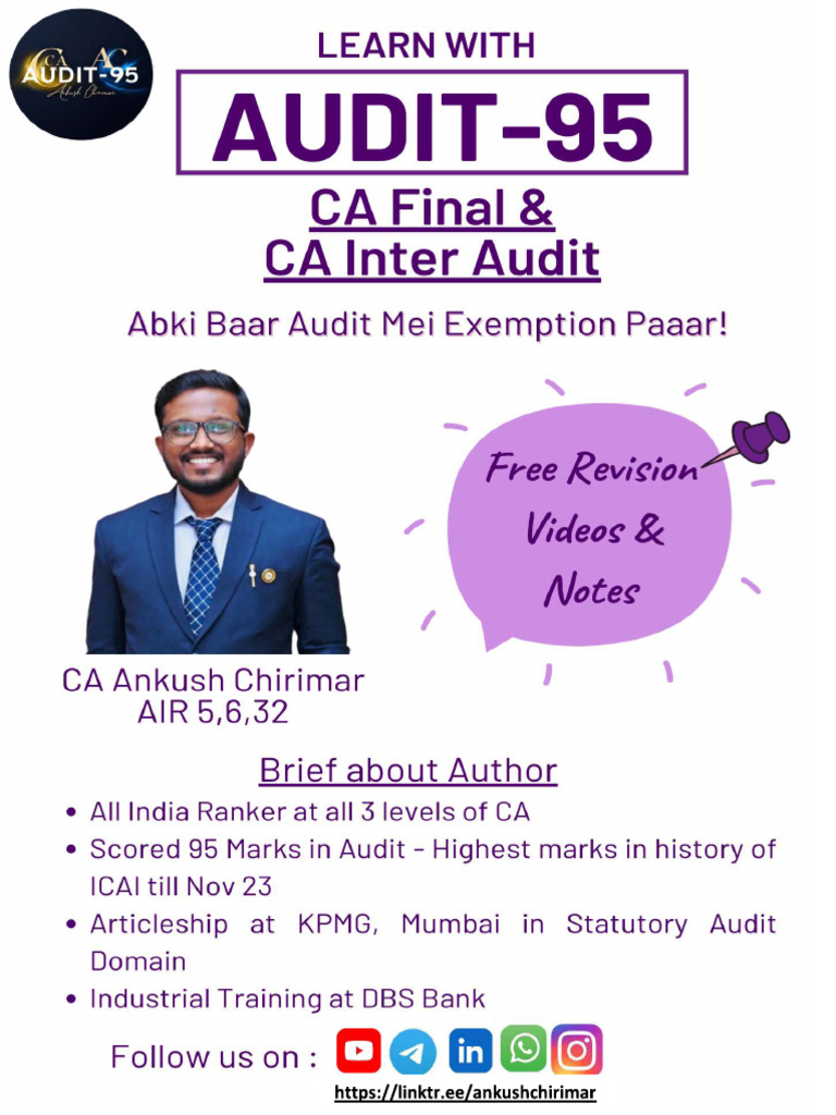 Sa Notes by Ca Sir | PDF