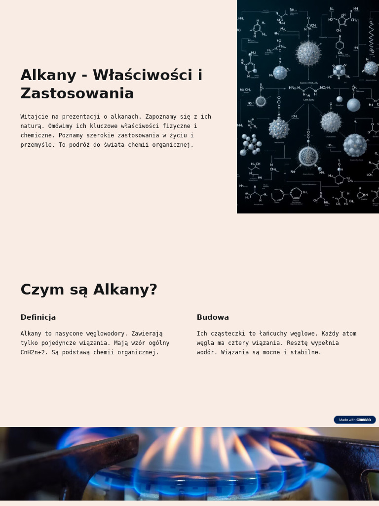 Alkany Wlasciwosci I Zastosowania | PDF