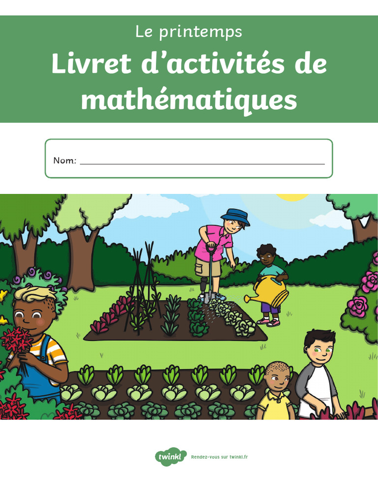 Activités mathématiques du printemps | PDF