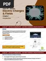 Class 12 Physics Chapter 1 Notes | PDF
