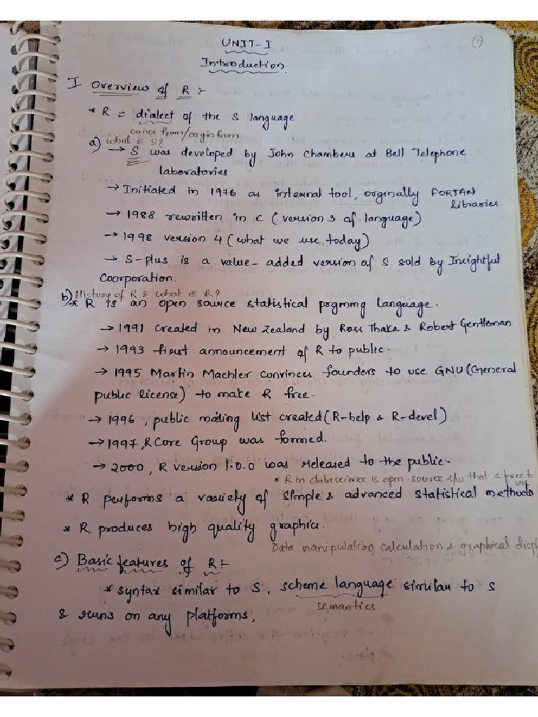 Notes R Programming 1 | PDF