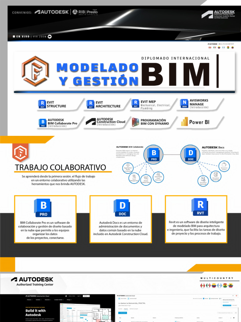 Diplomado Modelado y Gestion Bim 2025 | PDF