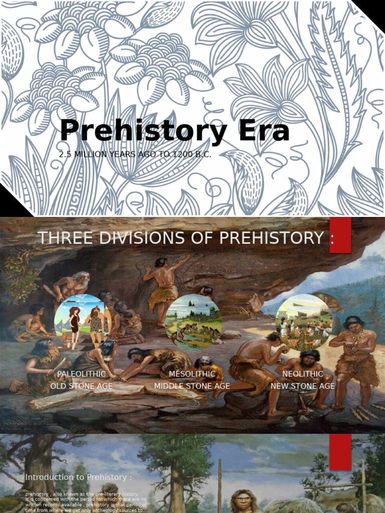 Overview of Prehistoric Eras and Cultures | PDF | Stone Age | Paleolithic