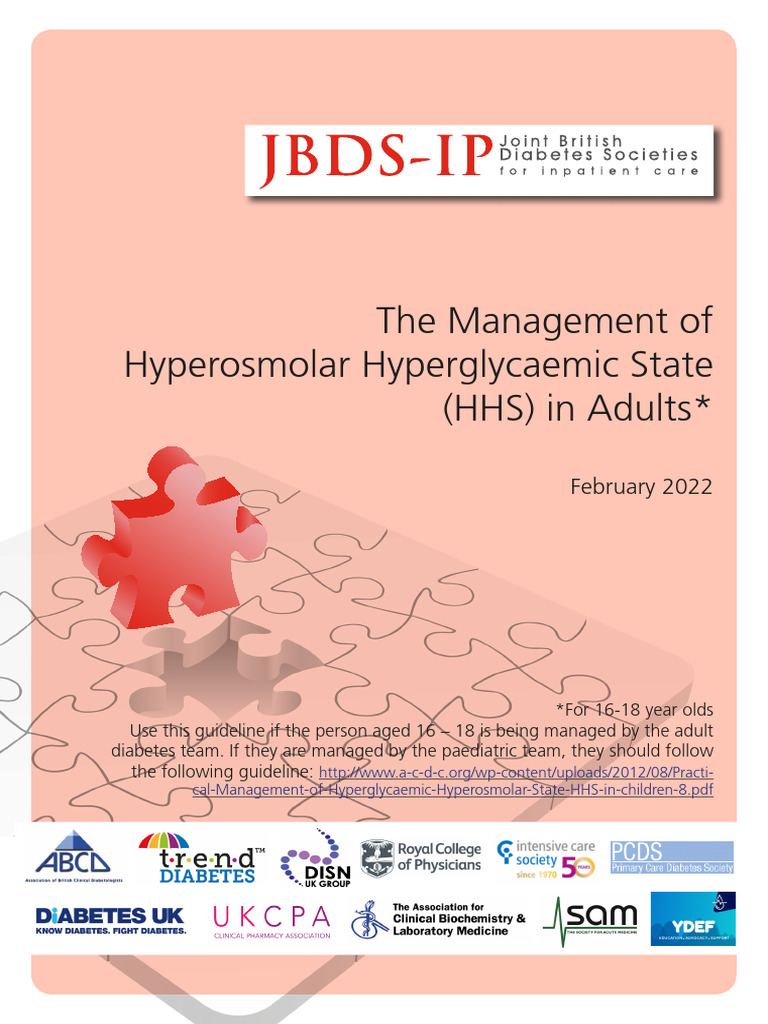 HHS Management Guidelines for Adults | PDF | Hyperglycemia | Human ...