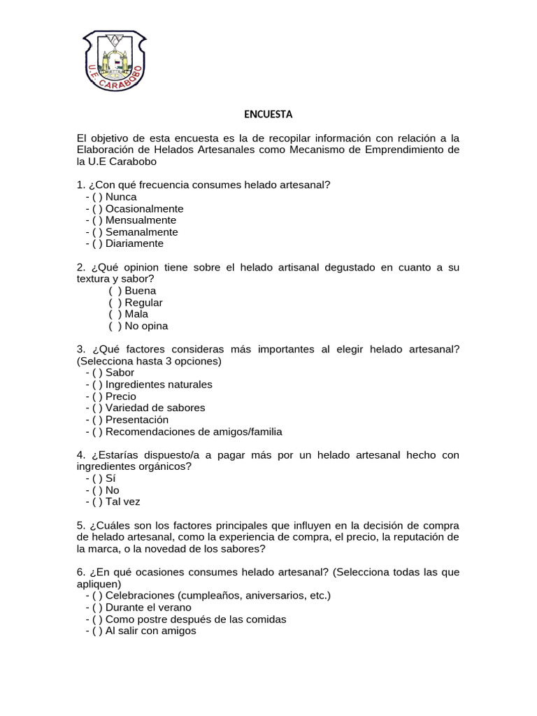 EHA Franye | PDF | Helado | Marca