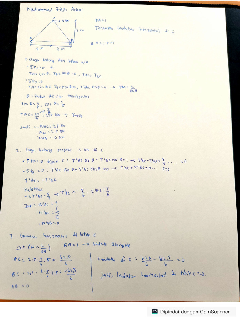 Muhammad Fajri Arbas - 2310922055 - Quiz Perbaikan MekRek III | PDF