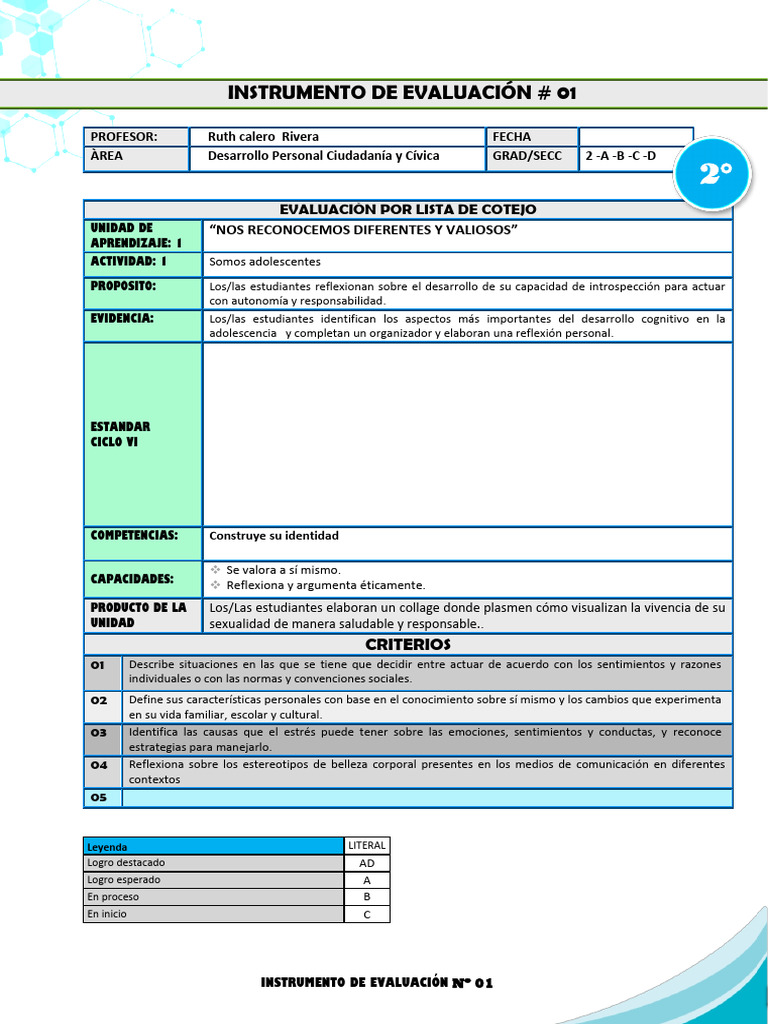 2º DPCC - LC Act.1 Uni 1 Sem 01 - 2023 | PDF | Comportamiento | Sicología