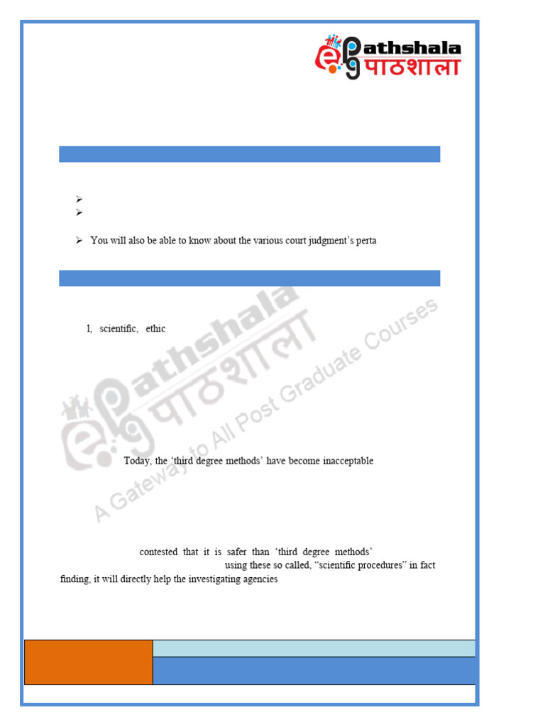 Polygraph Test Pathsala | PDF | Polygraph
