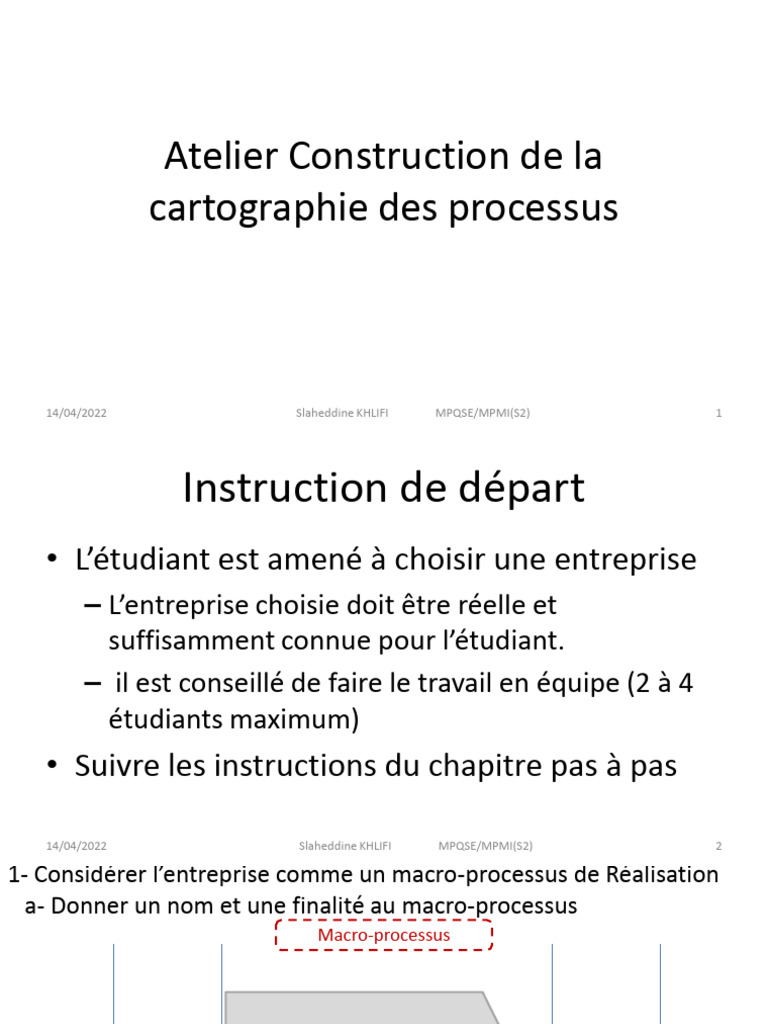 Cartographie des processus d'entreprise | PDF | Business | Système de ...