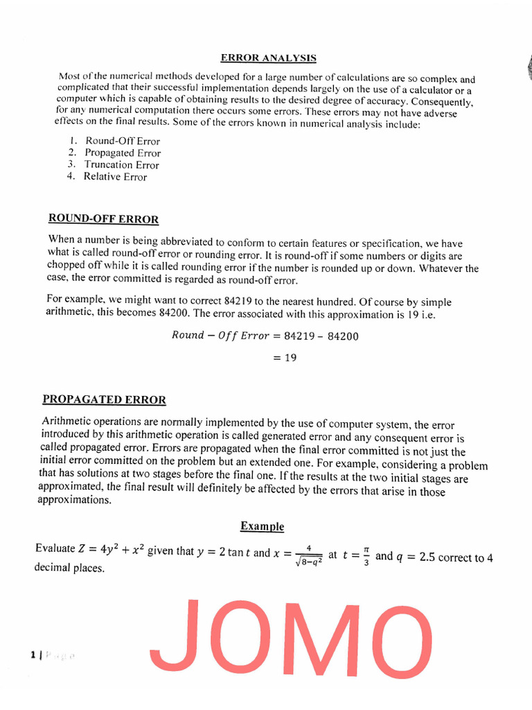 Mts 202 Interpolation and Curve Fitting | PDF