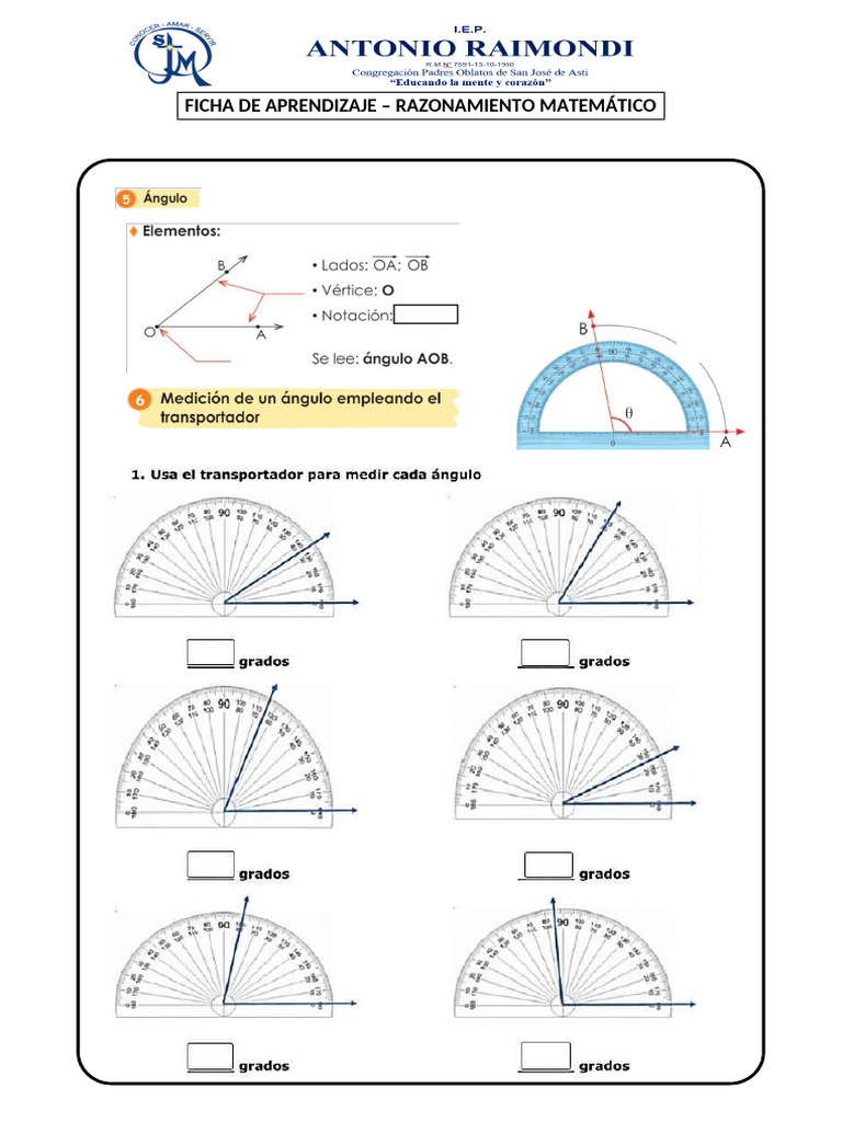 Calculando Medidas de Ángulos | PDF