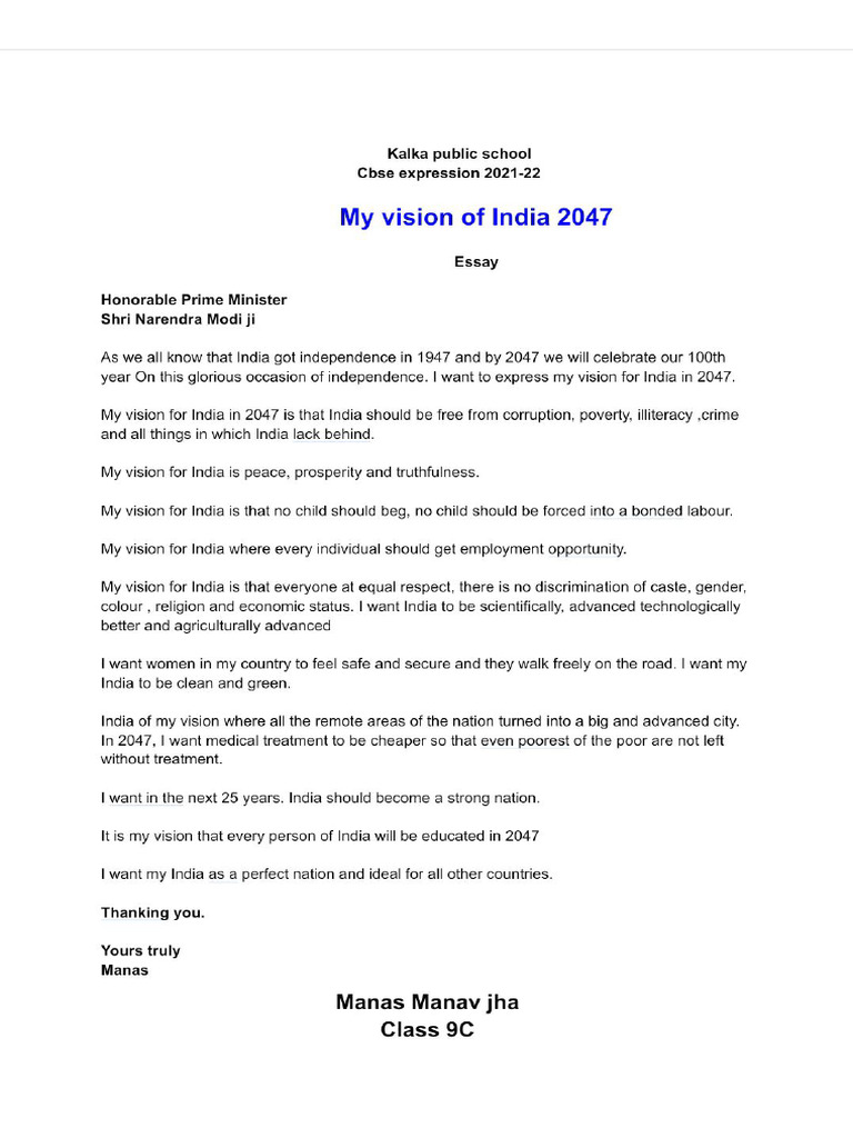 Manas Manav Jha Cbse Expression | PDF