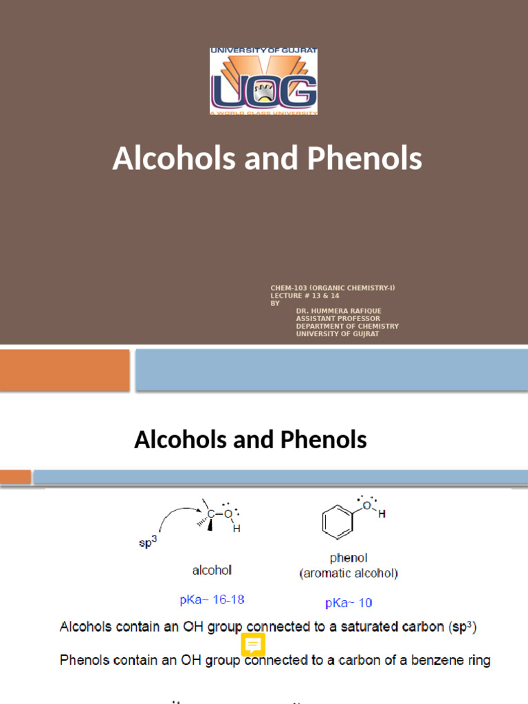 Alcohols Phenol | PDF