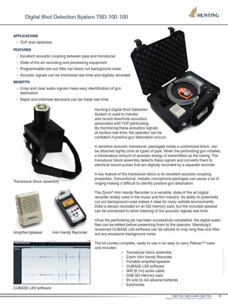 Digital Shot Detection System TSD-100-100: Applications | PDF ...