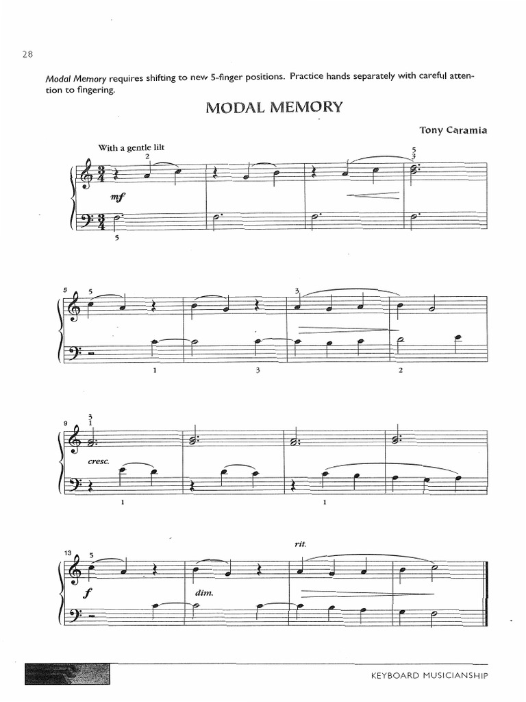 Modal Memory | PDF