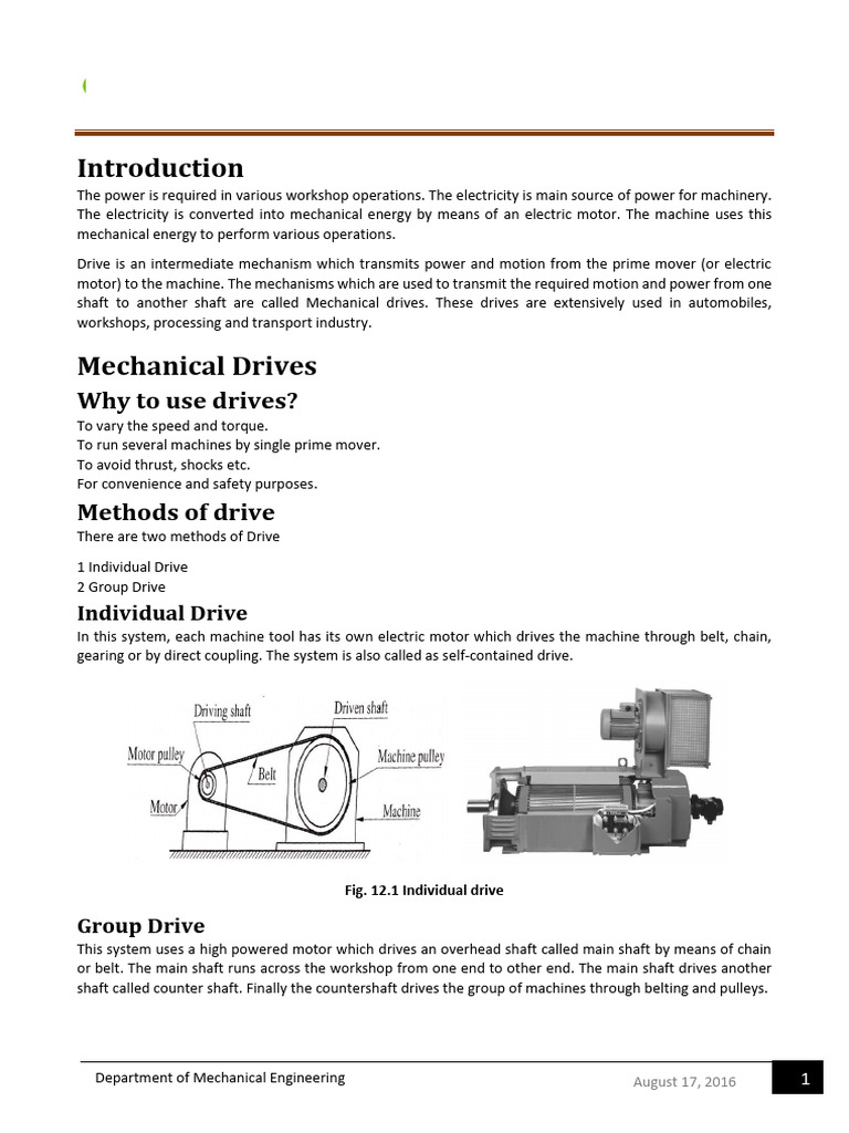 BME Material - Transmission Systems | PDF | Belt (Mechanical) | Gear