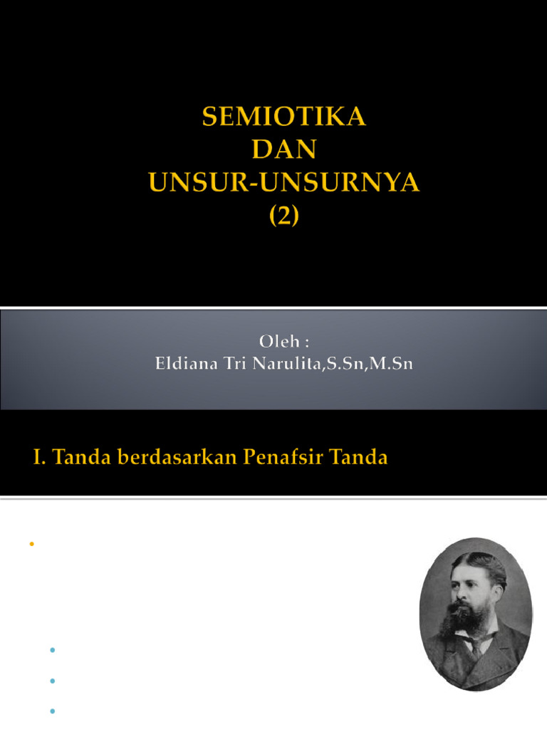 Unsur-Unsur Tanda Dalam Semiotika - 2 | PDF