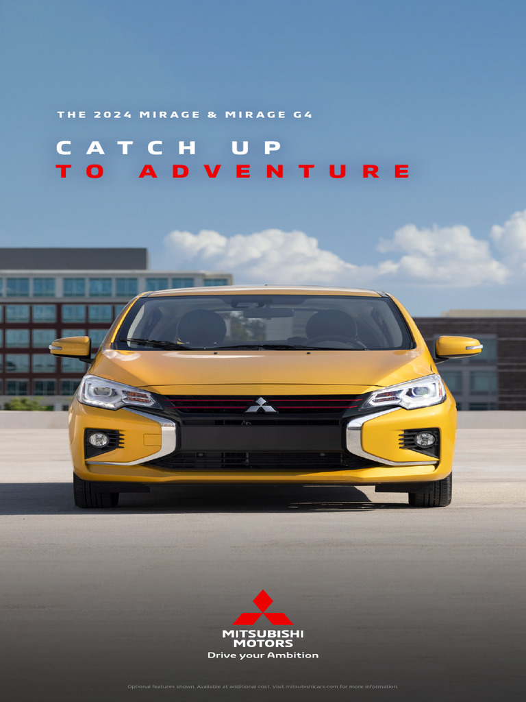Mitsubishi Mirage & Mirage G4 2024 (US) | PDF | Airbag | Headlamp