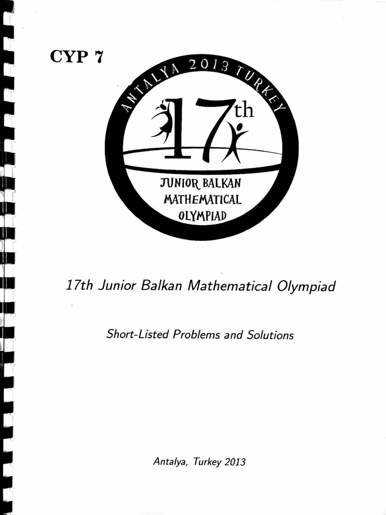 Jbmo 2013 | PDF