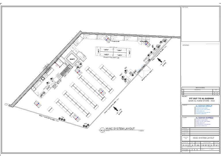 Sad Qasr Mech 203 (Hvac System Layout) | PDF