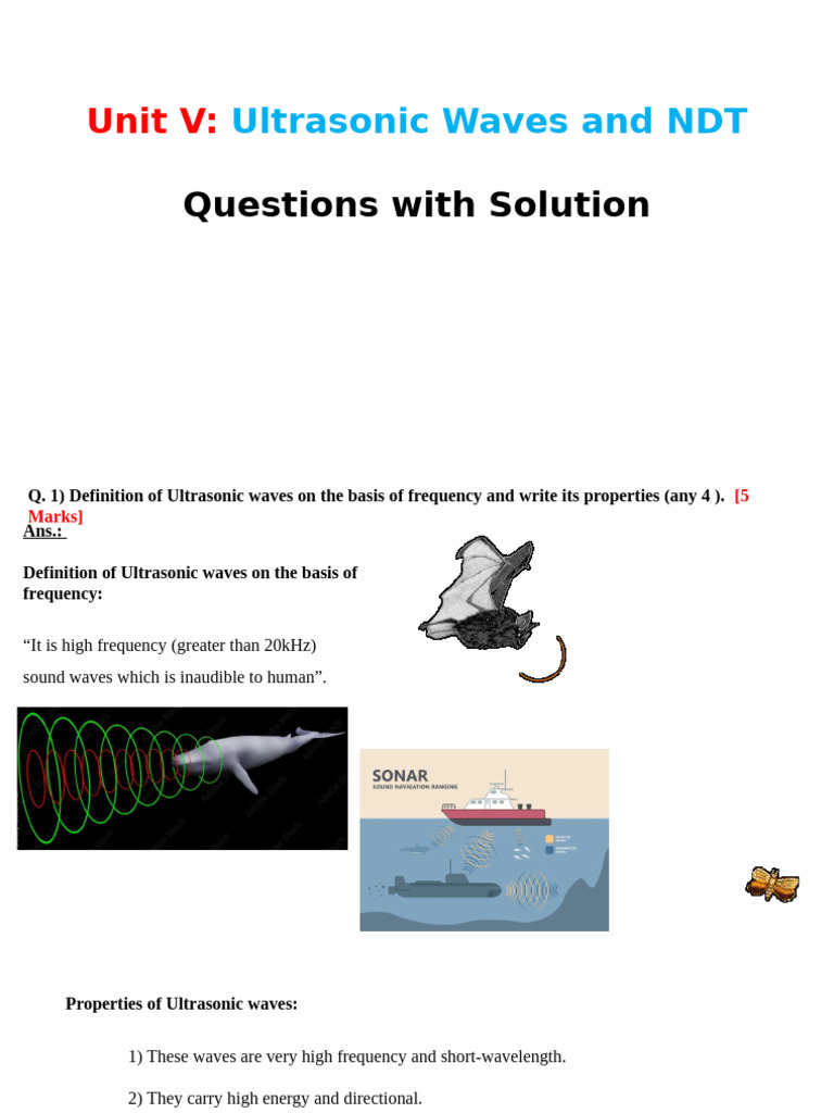 Unit V - QPG With Solution-1 | PDF | Nondestructive Testing ...