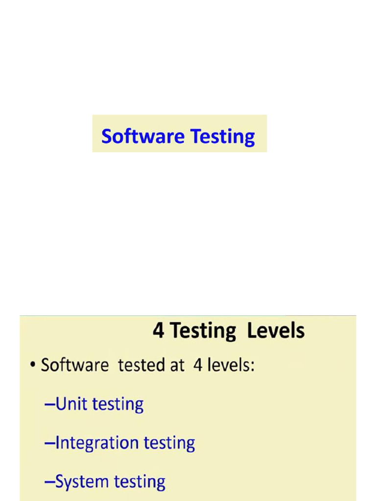 Module 3 Software Testing | PDF