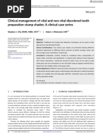 Importance of Stump Shade in Dentistry | PDF | Tooth | Tooth Enamel