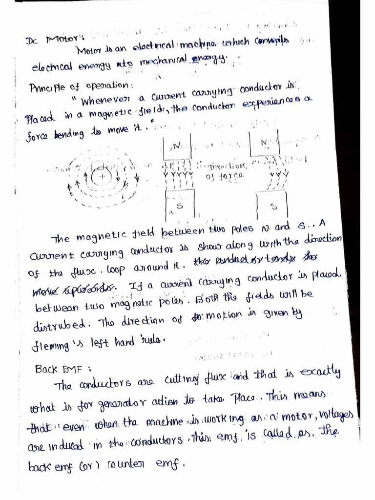 Beee Unit 2....... DC Motor...... | PDF