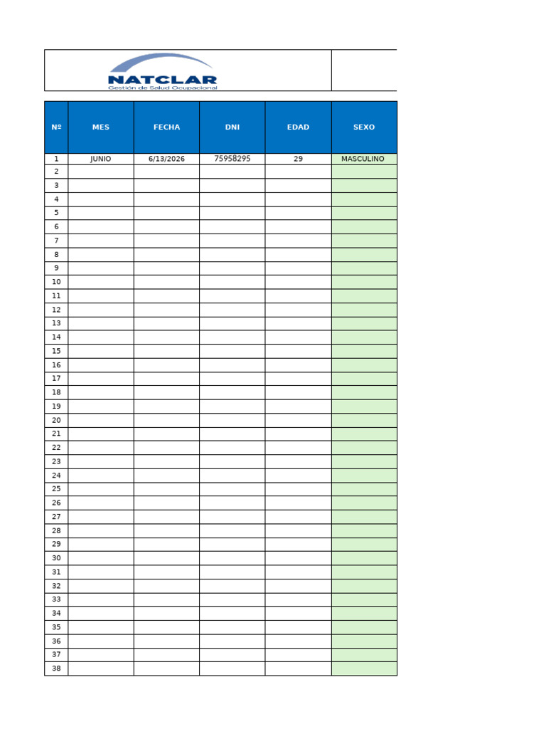 Registro Mensual de Estrés Térmico - Junio 2025 | PDF