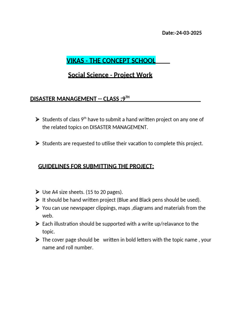 SST Holiday Homework 9th | PDF