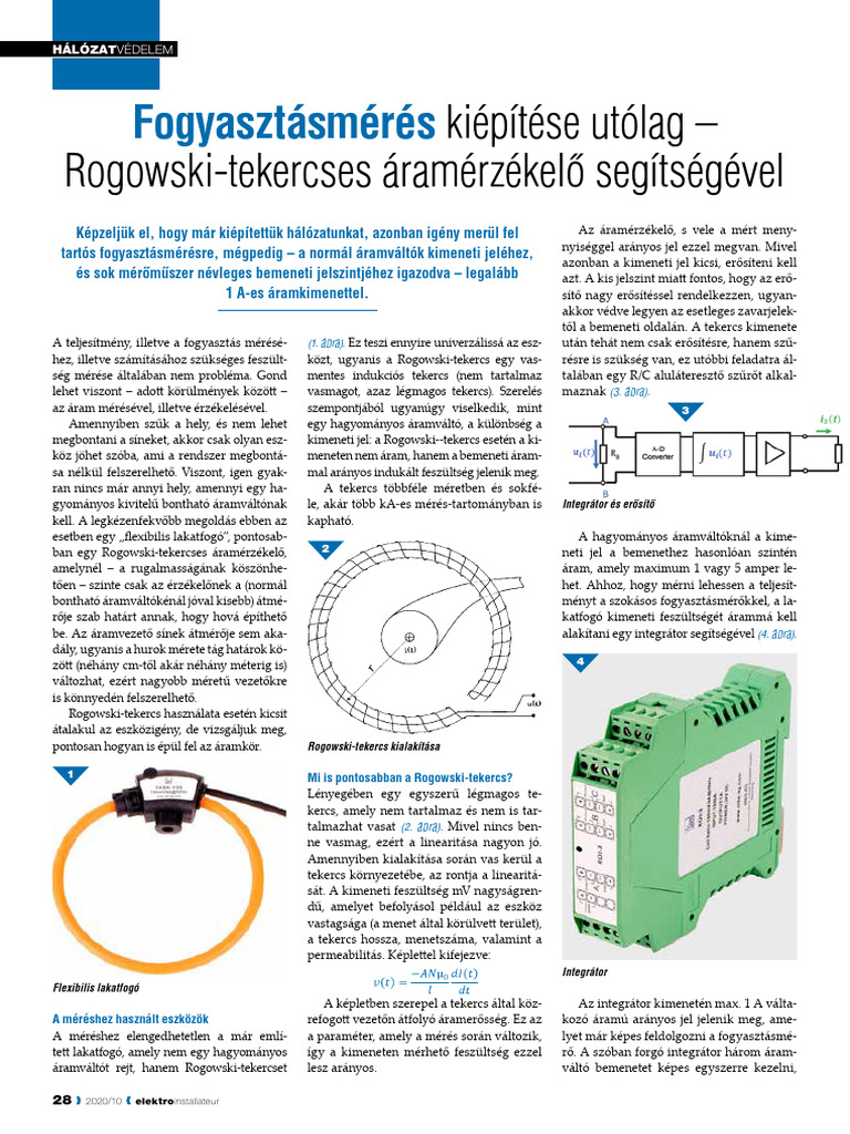 Rogovski Tekercs | PDF