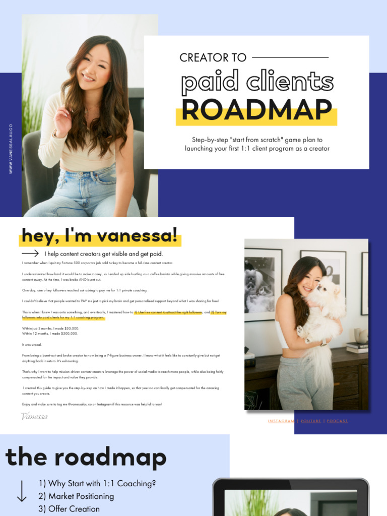 LEAD MAGNET Creator To Paid Client Roadmap | PDF