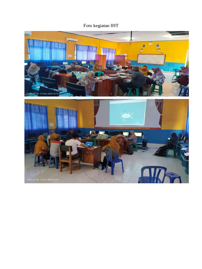 Foto Kegiatan Bimtek Kurikulum Merdeka | PDF